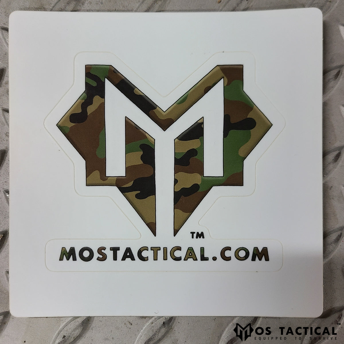 MOS Tactical M Sticker M81 Woodland