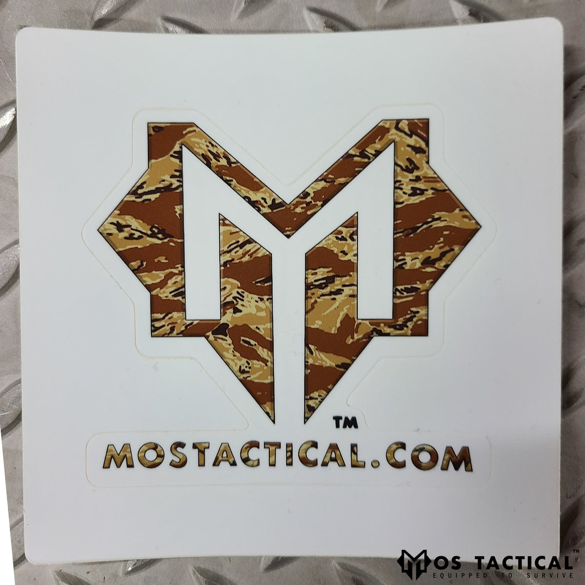 MOS Tactical M Sticker DESERT TIGER STRIPE LIMITED EDITON
